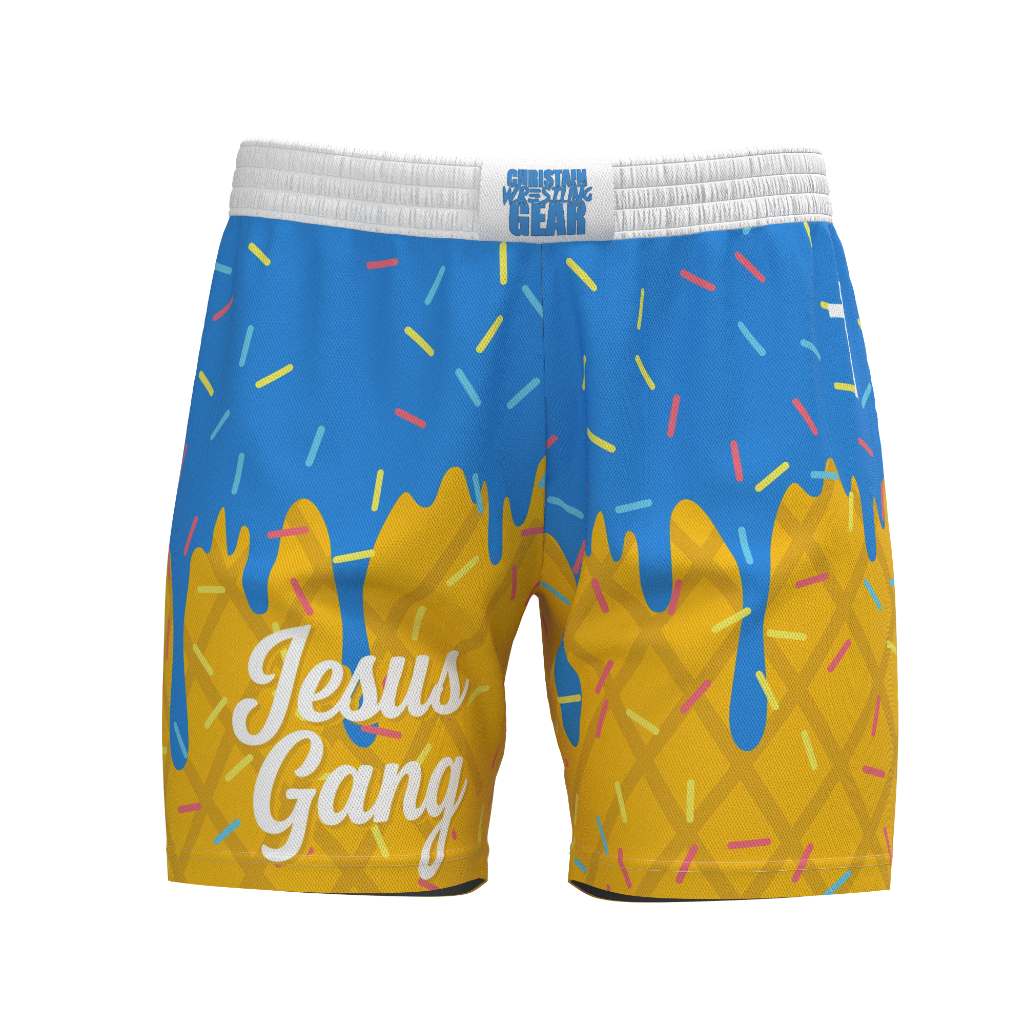 Jesus Gang Fight Short – Christian Wrestling Gear