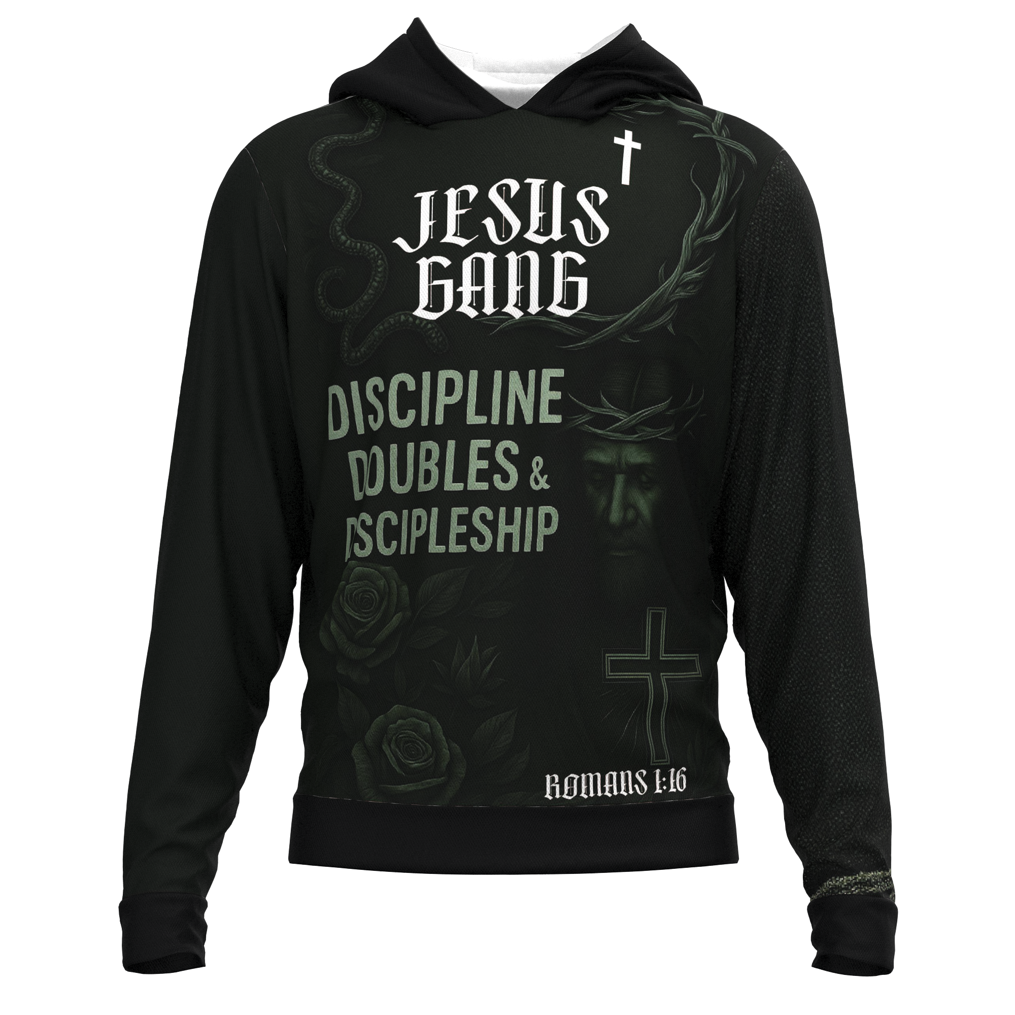 Jesus Gang Tattoo Hoodie – Christian Wrestling Gear