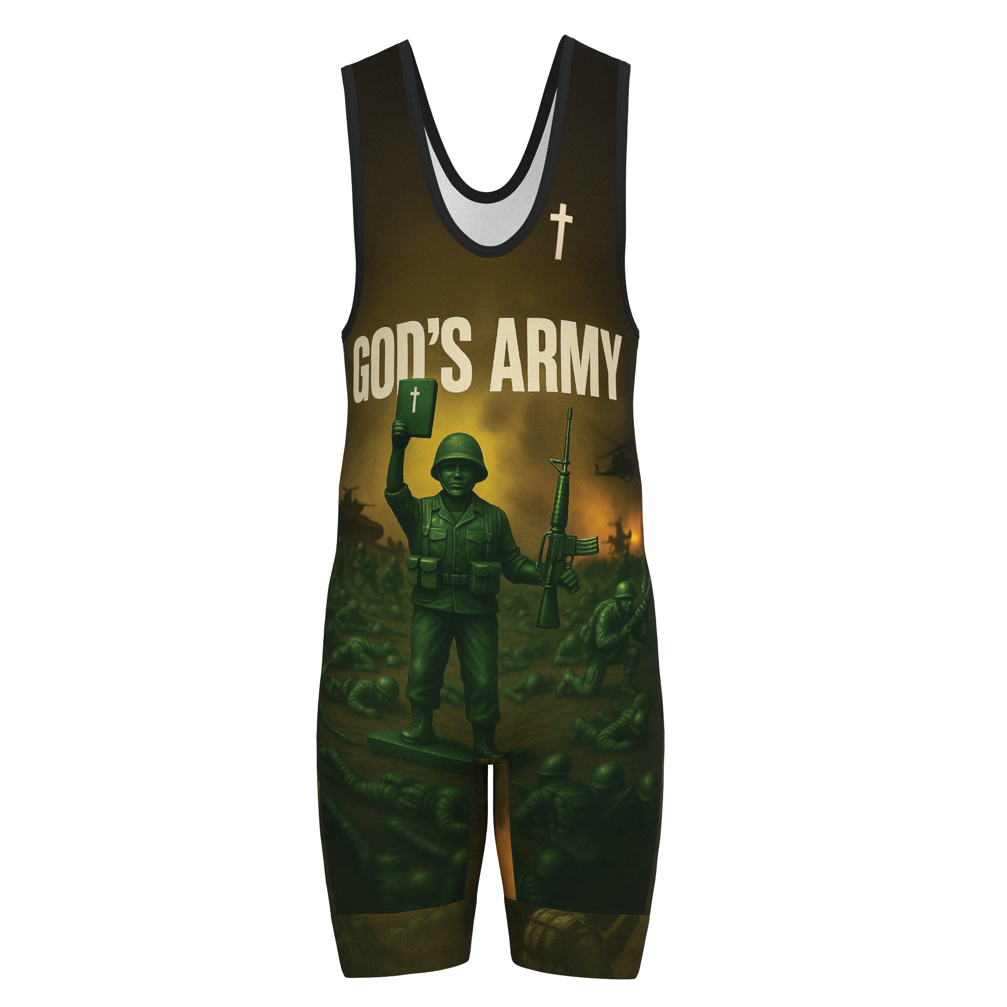 God's Army Singlet – Christian Wrestling Gear